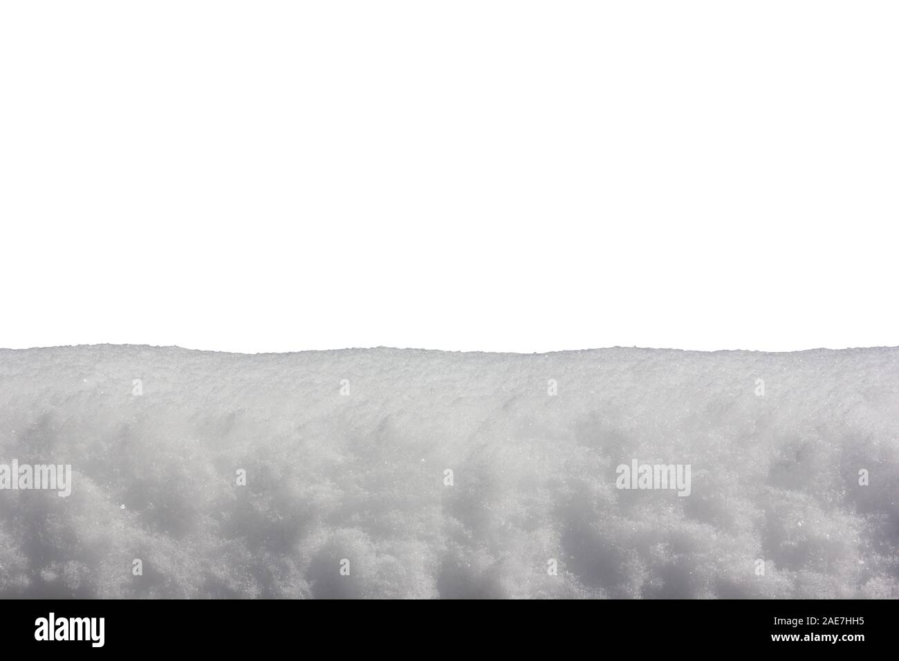 snow drift isolated on white background with copy space Stock Photo - Alamy