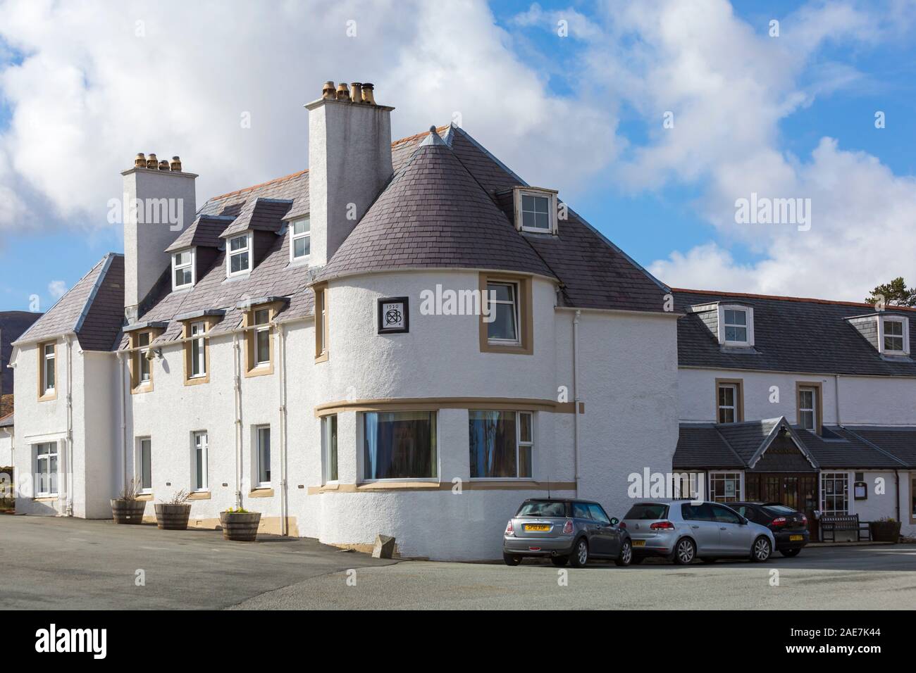 Hotel Sligachan at Sligachan, Isle of Skye, Scotland, UK in March Stock ...