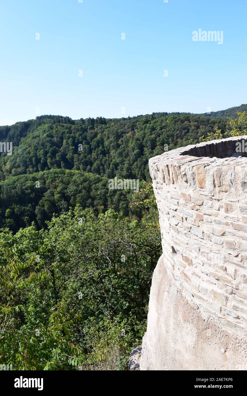high viewing point near Bad Bertrich Stock Photo - Alamy