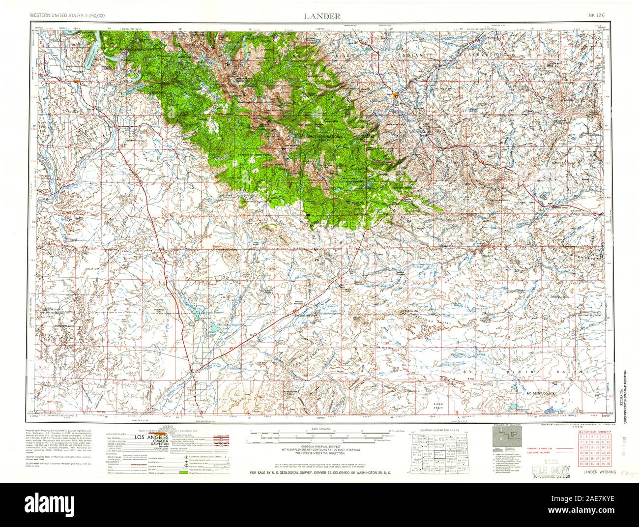 Lander map Cut Out Stock Images & Pictures - Alamy