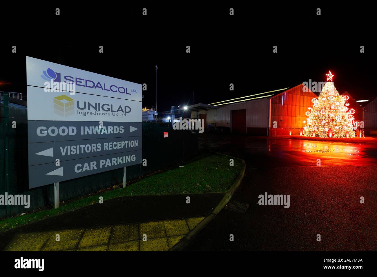 An innovative Christmas Tree, made from pallets of wood. This is ...