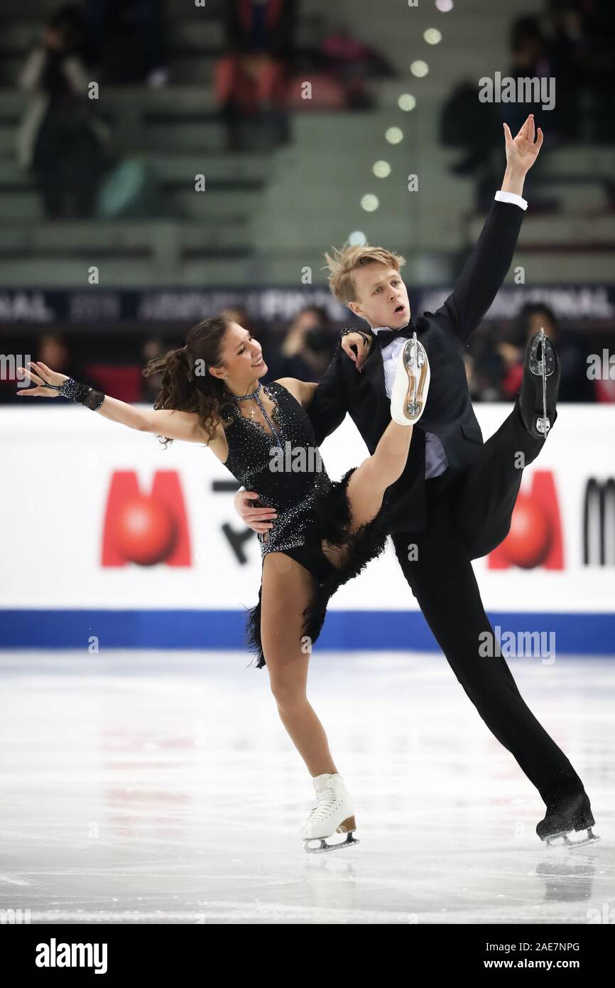 Diana DAVIS & Gleb SMOLKIN from Russia, during Rhythm Dance, in Junior ...