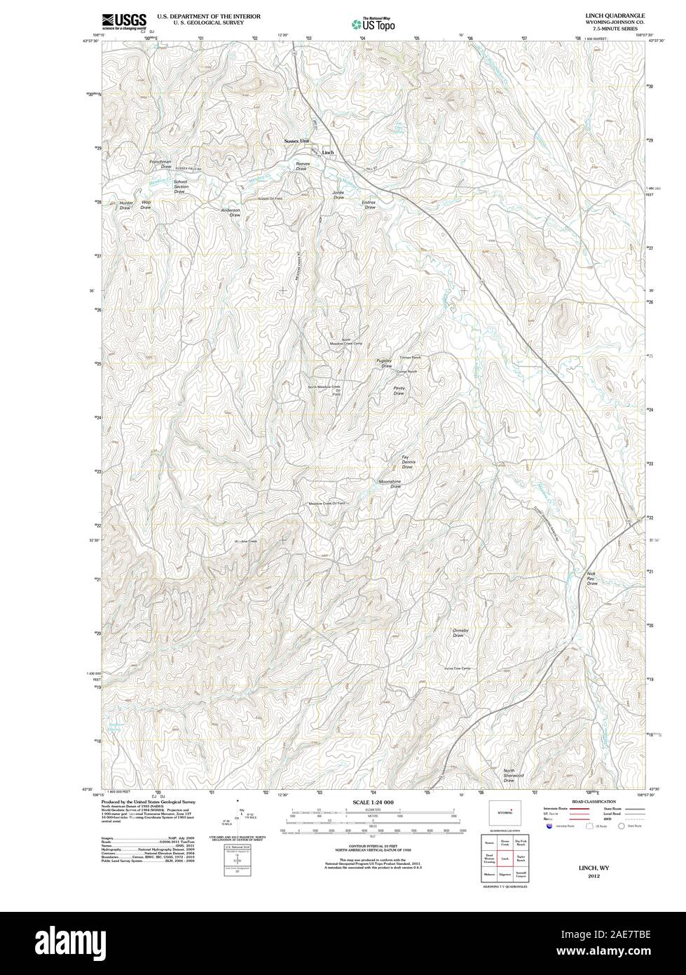Map of linch hi-res stock photography and images - Alamy