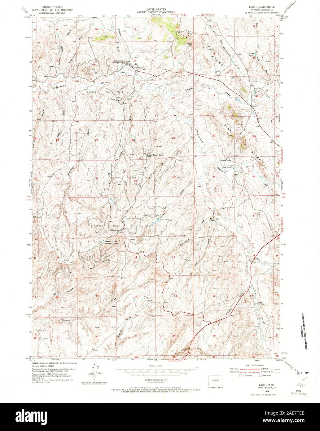 Map of linch hi-res stock photography and images - Alamy
