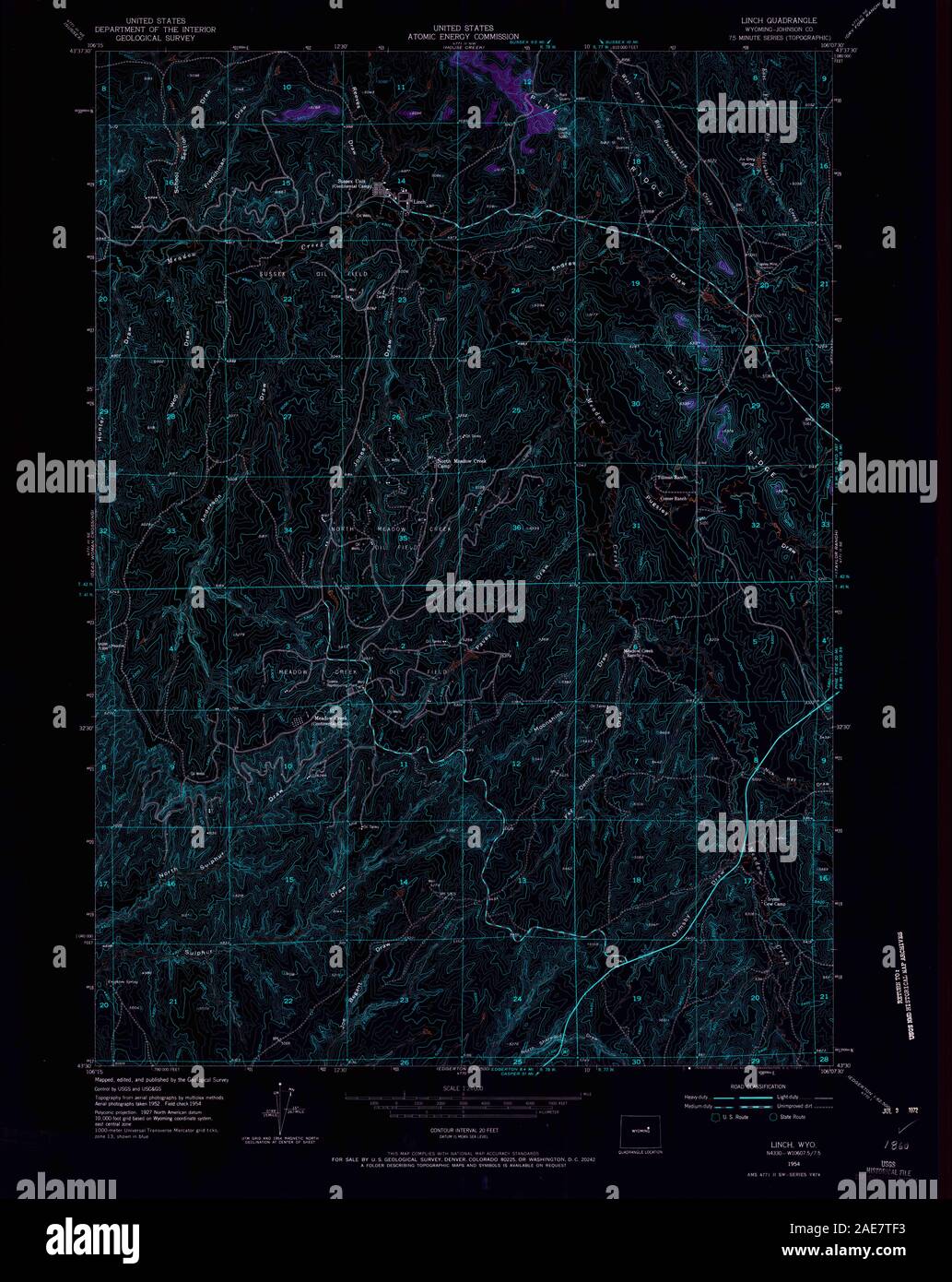 Map of linch hi-res stock photography and images - Alamy