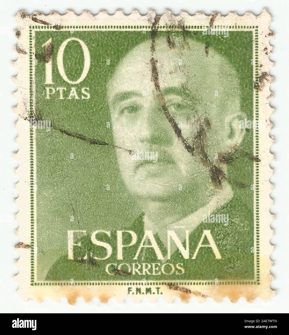Spain stamp postage hi-res stock photography and images - Alamy