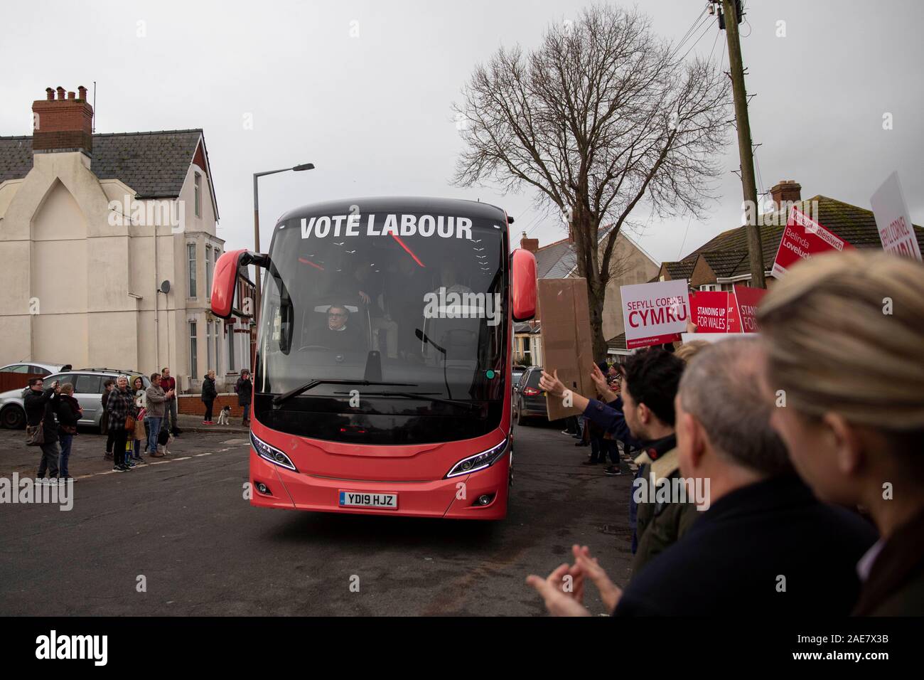 Labour bus hi-res stock photography and images - Alamy