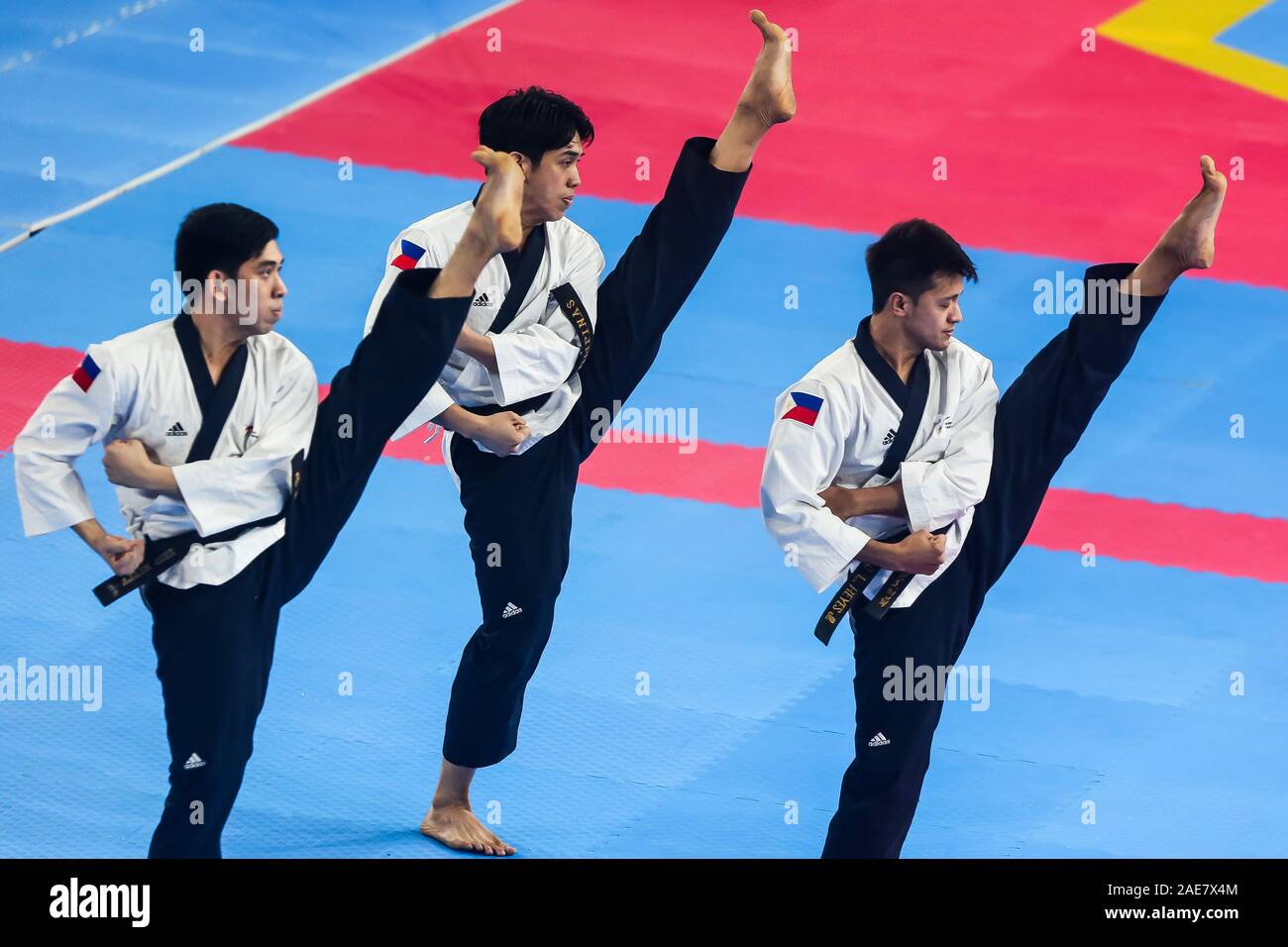 Manila, Philippines. 7th Dec, 2019. Raphael Enrico Mella (L), Dustin ...