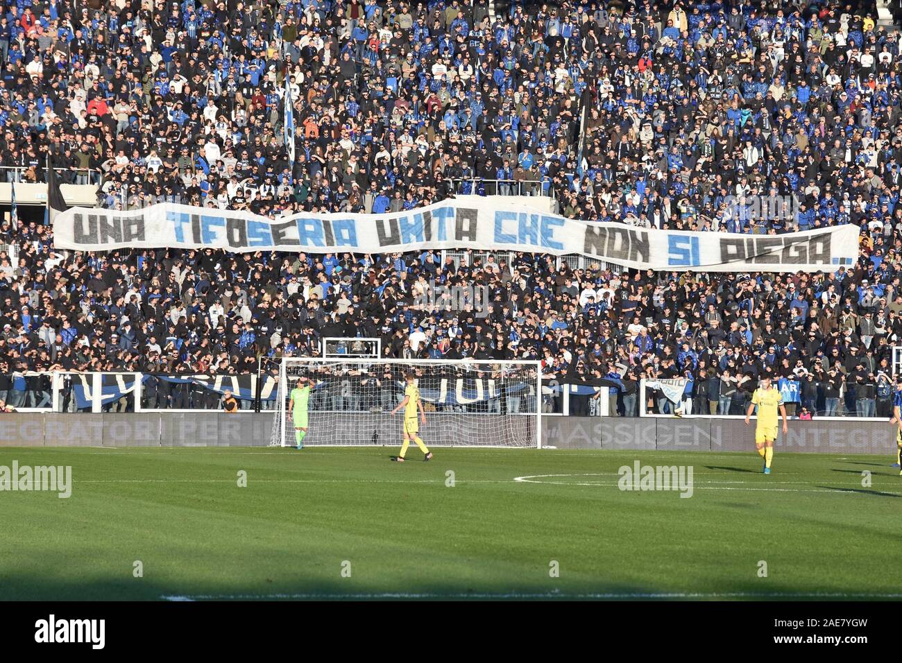 Bergamo, Italy, 07 Dec 2019, fans atalanta during Atalanta vs Hellas ...