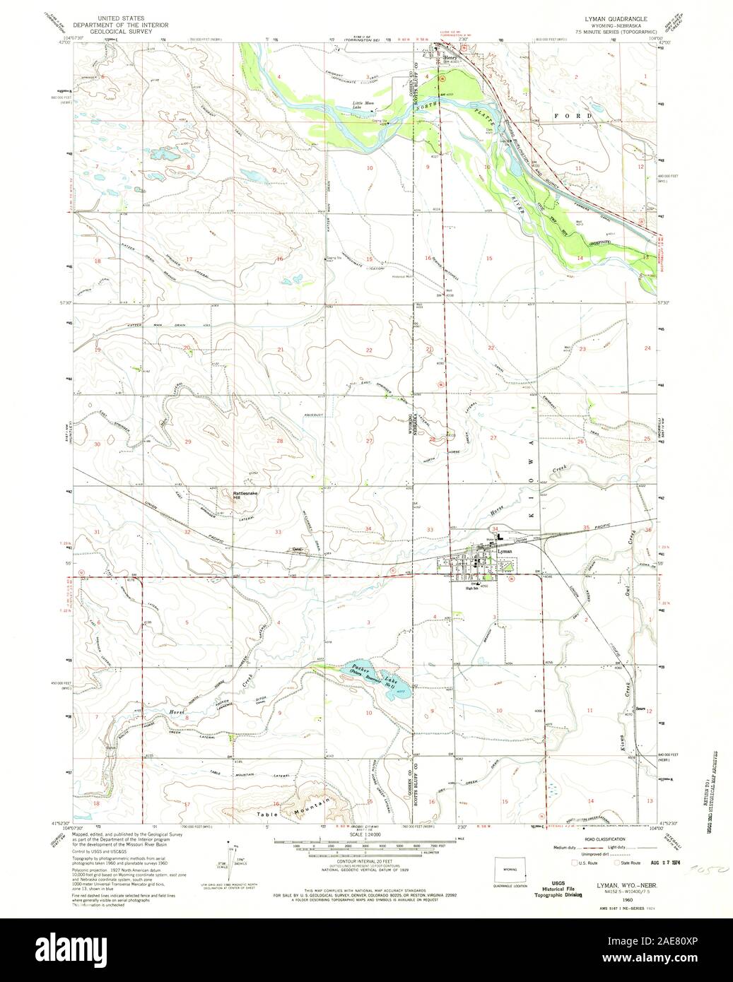 Map of lyman Cut Out Stock Images & Pictures - Alamy