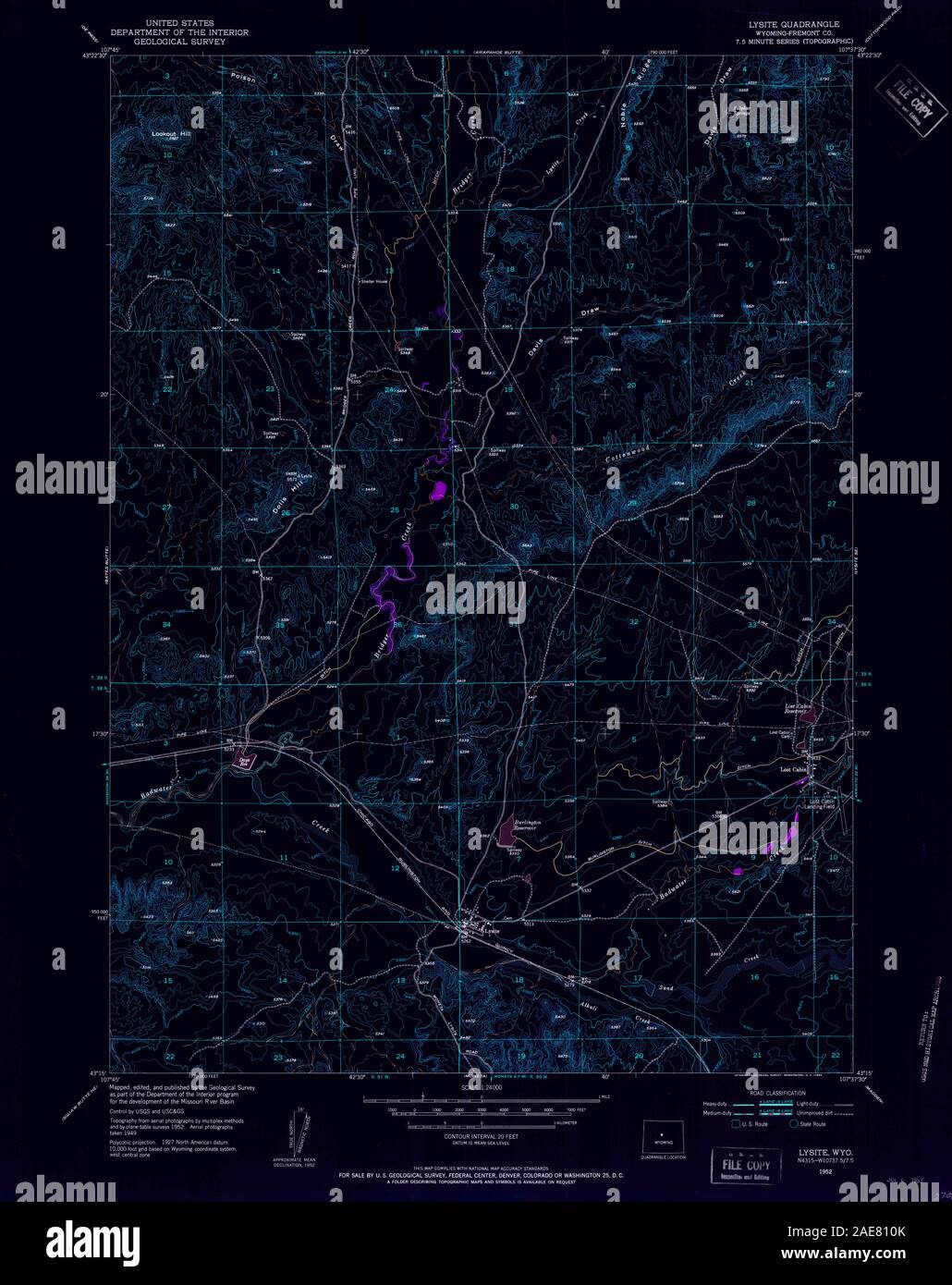 Map of lysite hi-res stock photography and images - Alamy