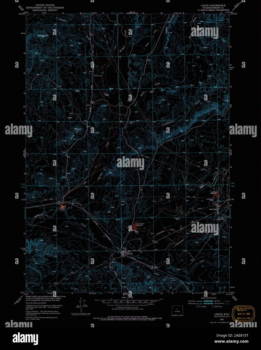 Map of lysite hi-res stock photography and images - Alamy
