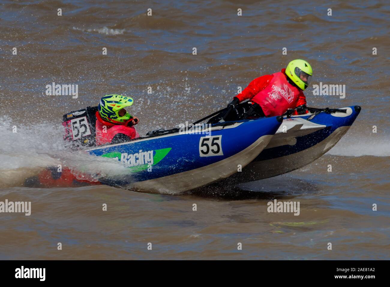 Pontoon boat racing hi-res stock photography and images - Alamy