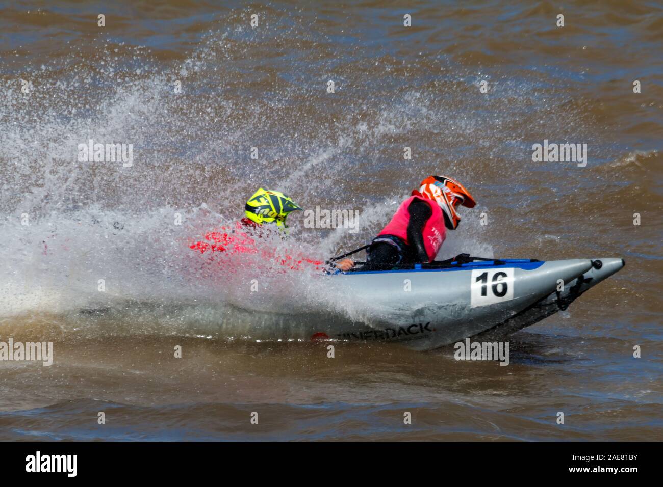 Pontoon boat racing hi-res stock photography and images - Alamy