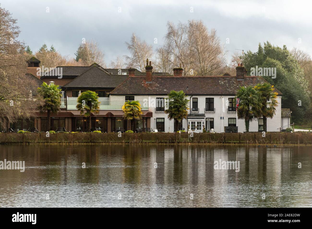Frensham Pond Hotel & Spa in Surrey, UK Stock Photo - Alamy