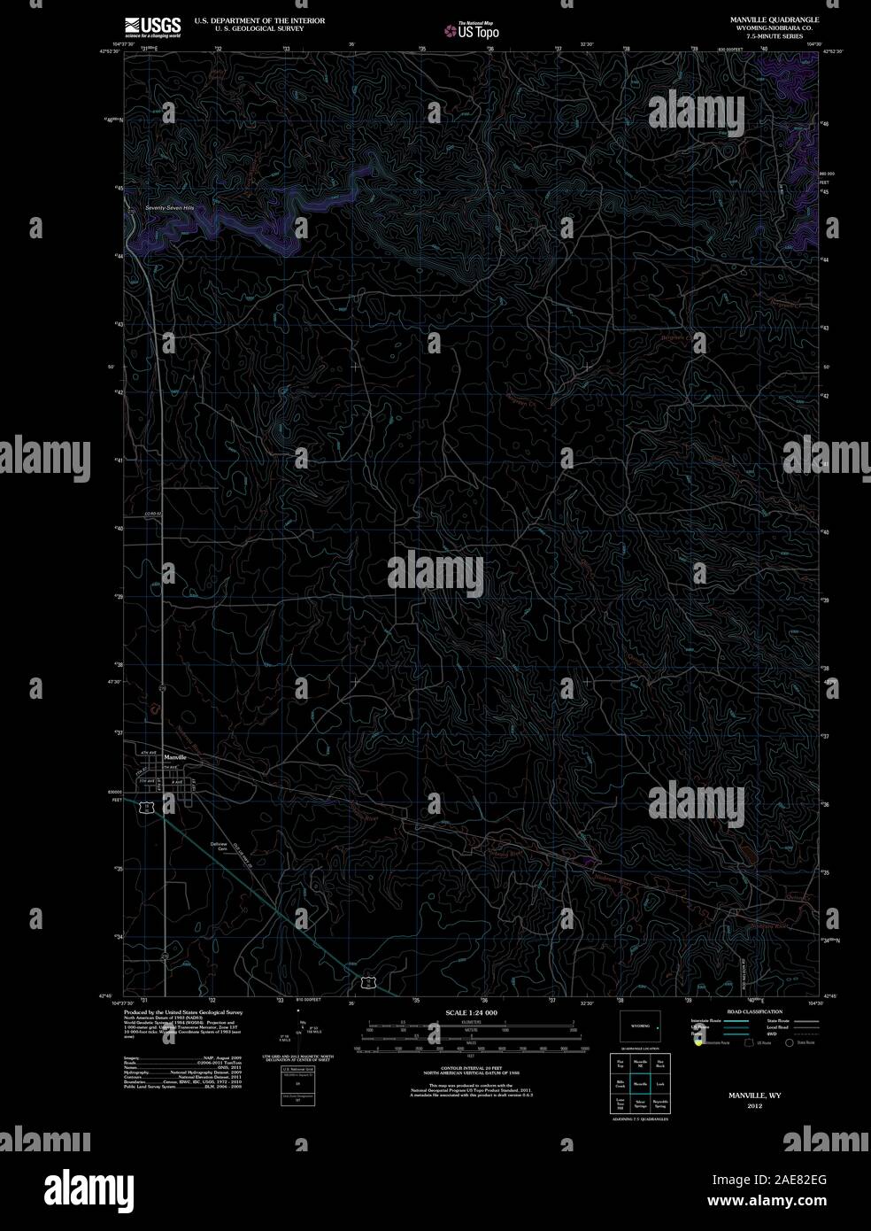 Map of manville hi-res stock photography and images - Alamy