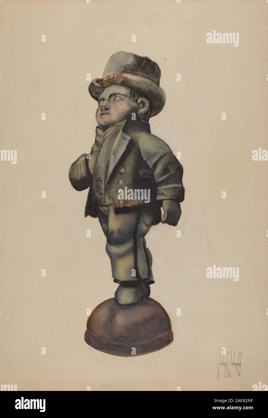 This figurine of an English sailor, created circa 1939 by Charles R ...