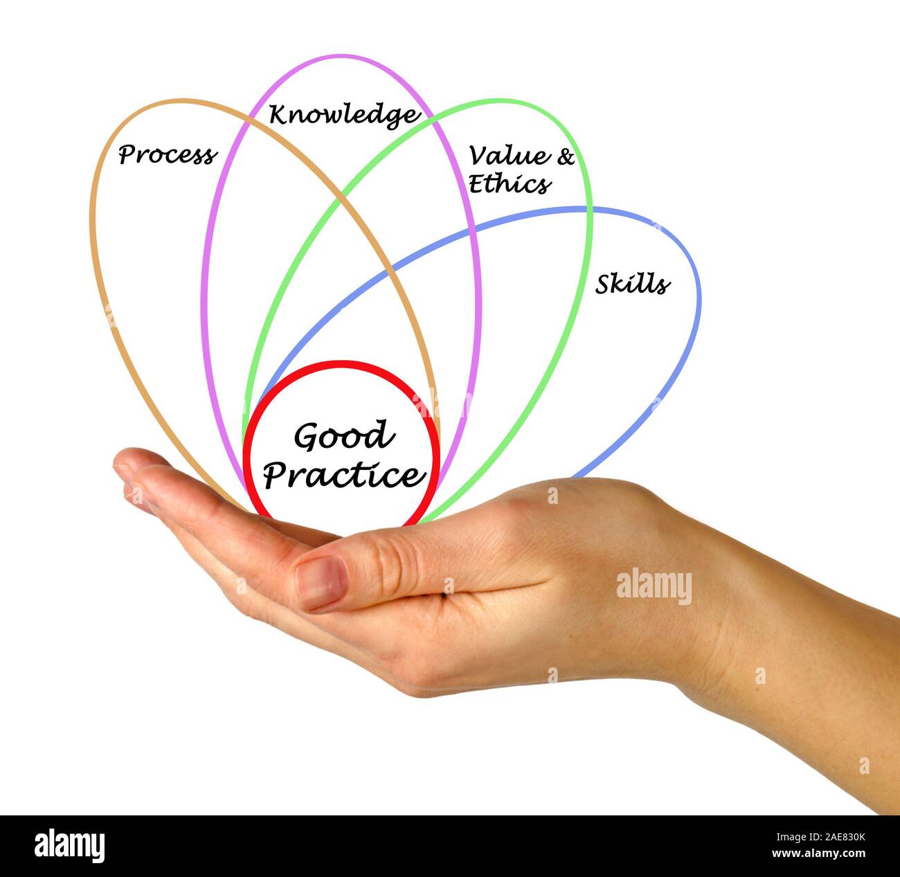 Diagram of good practice Stock Photo - Alamy