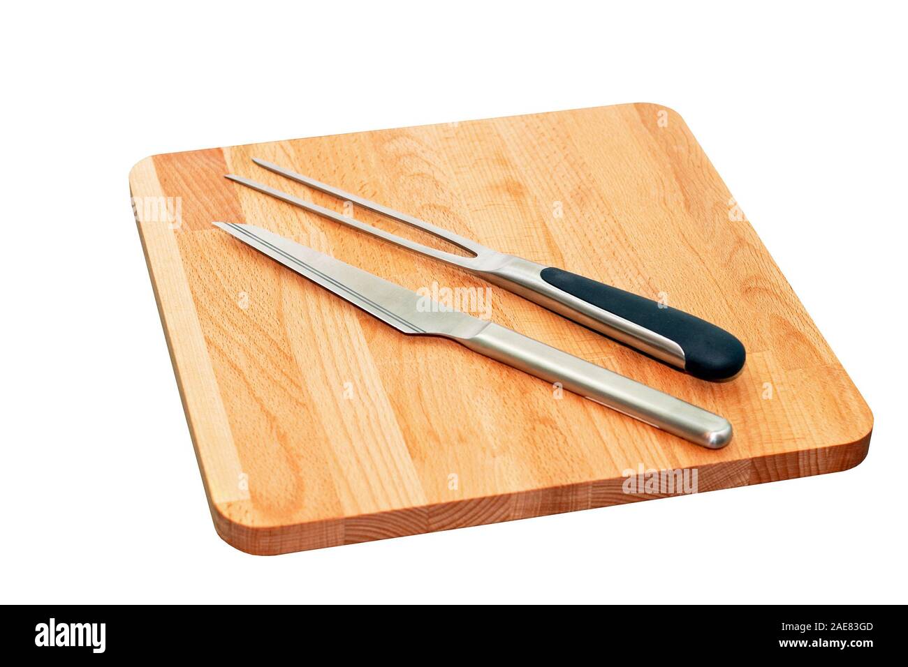 Meat and knife Cut Out Stock Images & Pictures - Alamy