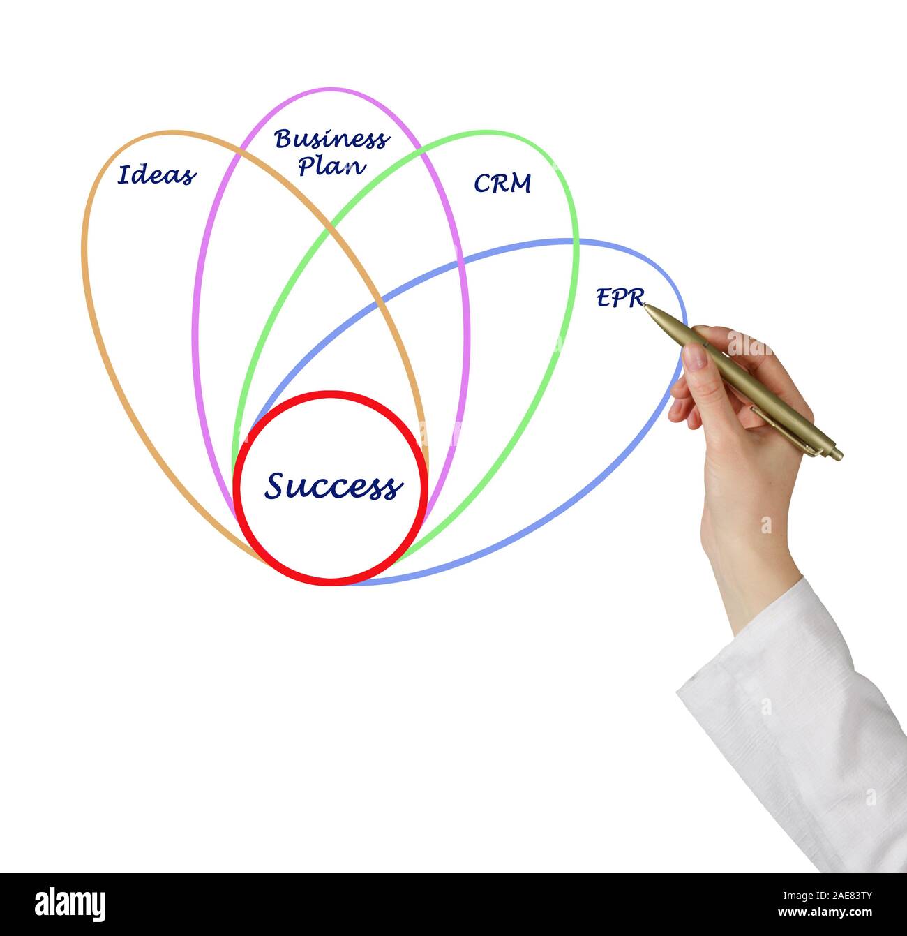 Diagram of business success Stock Photo - Alamy