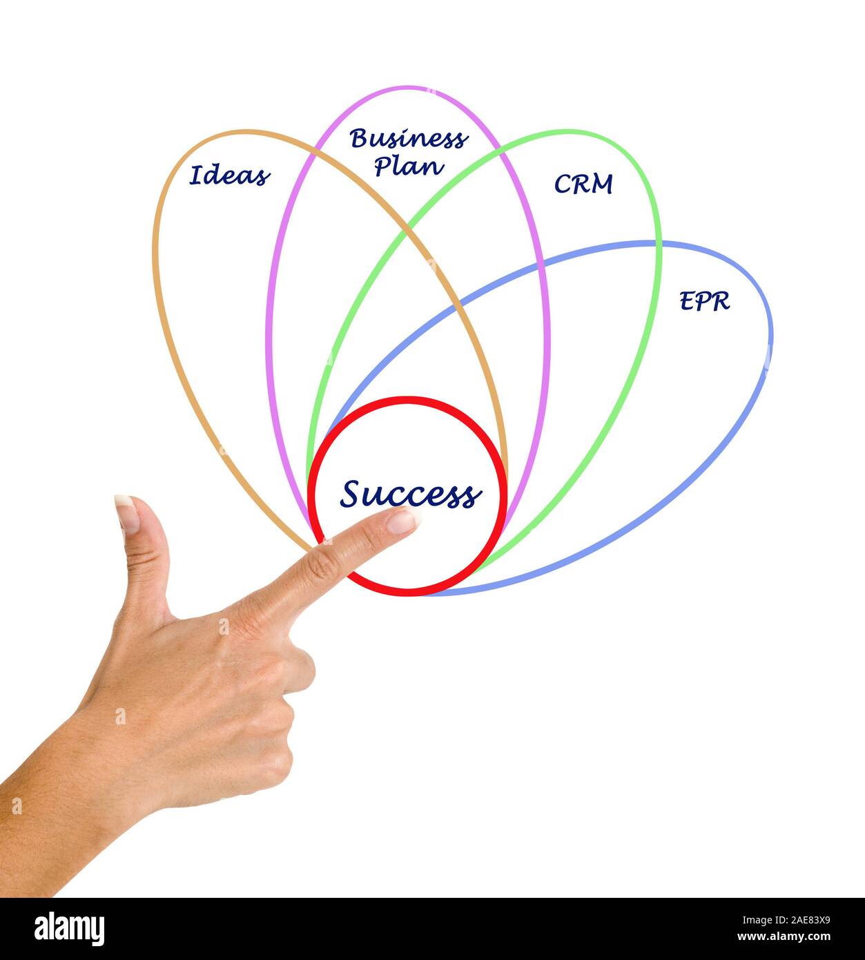 Diagram of business success Stock Photo - Alamy