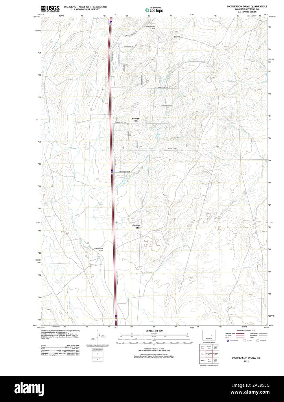 Mcpherson map Cut Out Stock Images & Pictures - Alamy