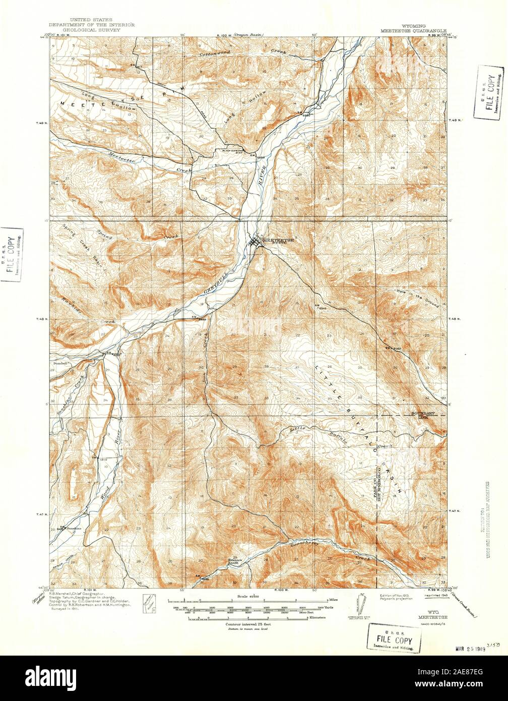 Map of meeteetse hi-res stock photography and images - Alamy