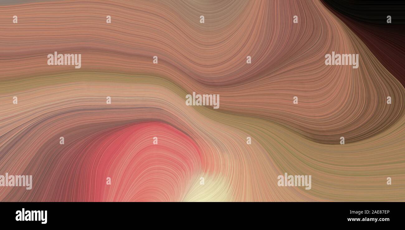 contemporary waves design with indian red, very dark pink and wheat ...