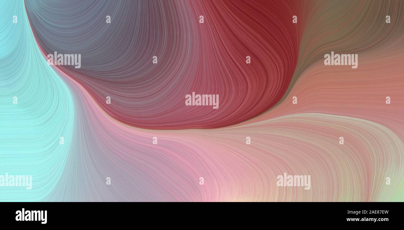 modern soft curvy waves background design with rosy brown, dark ...