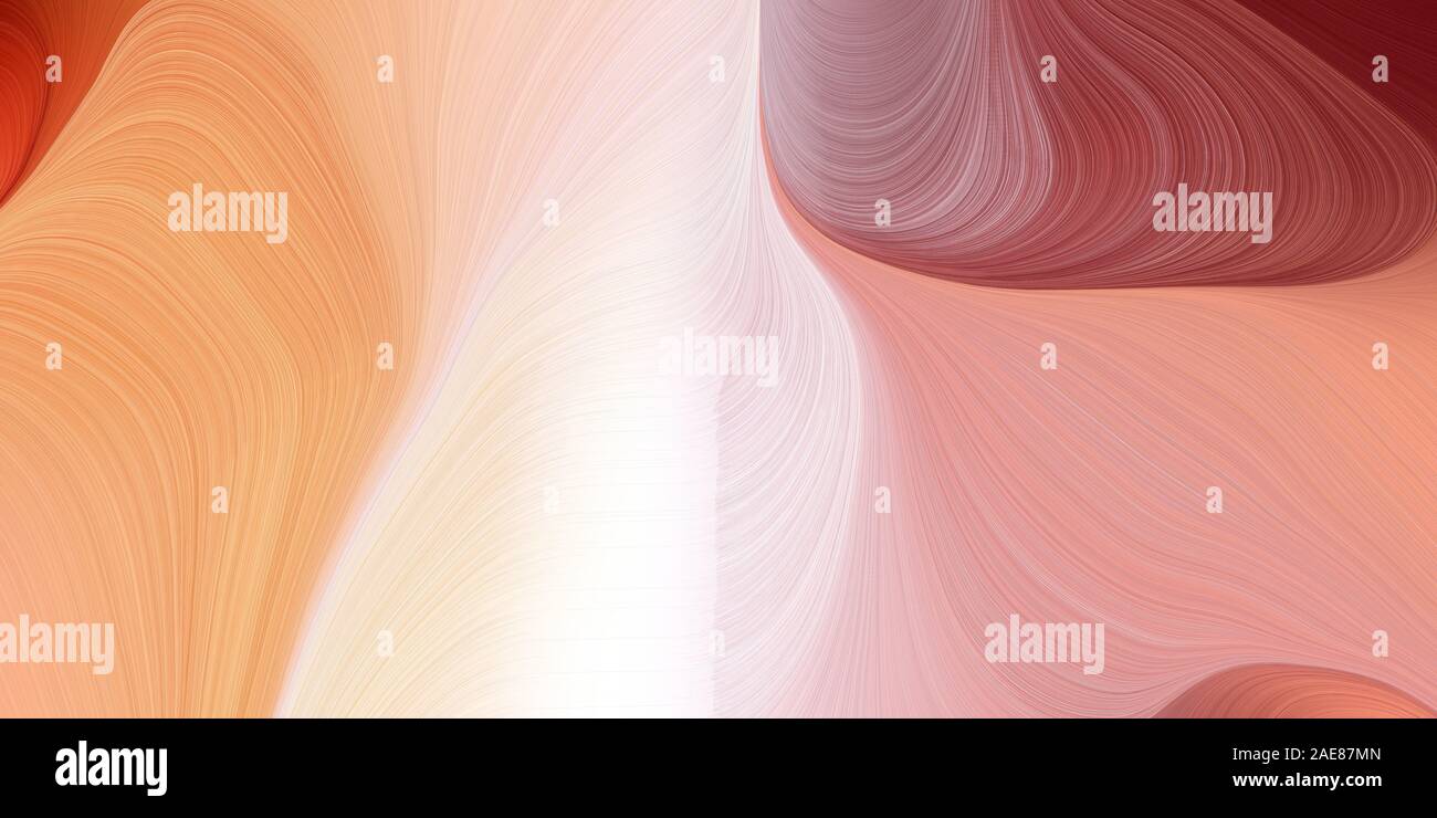modern waves background design with dark salmon, misty rose and dark ...