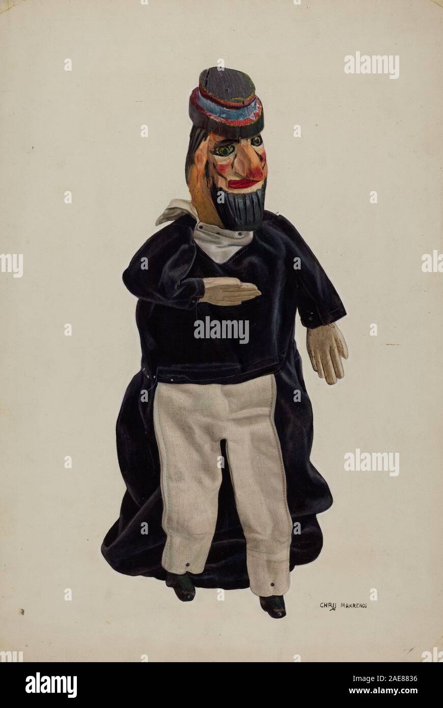 Barnacle Bill Puppet; circa 1938 date Chris Makrenos, Barnacle Bill ...