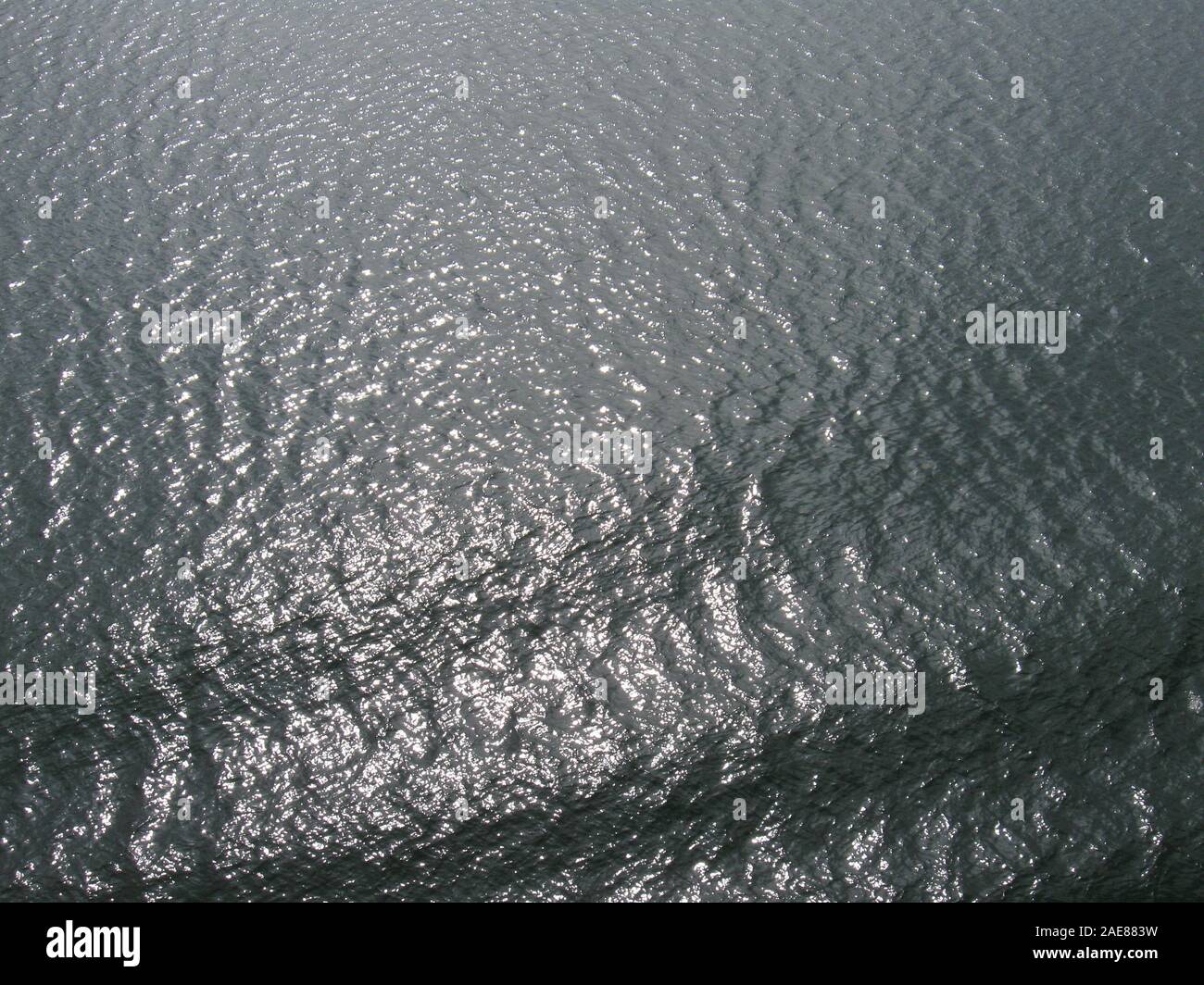 Water texture - wave pattern, gentle wind ripples the surface of the ...