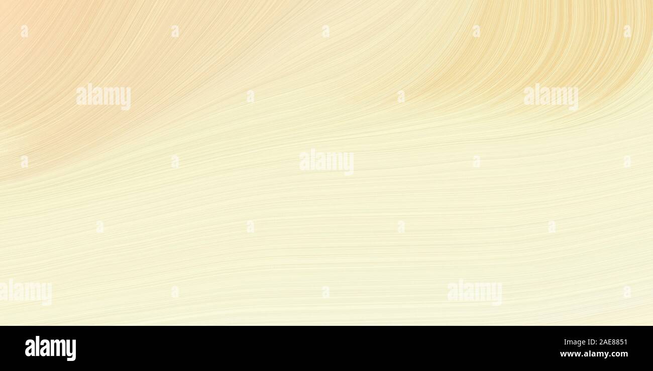 modern waves background illustration with blanched almond, light golden ...