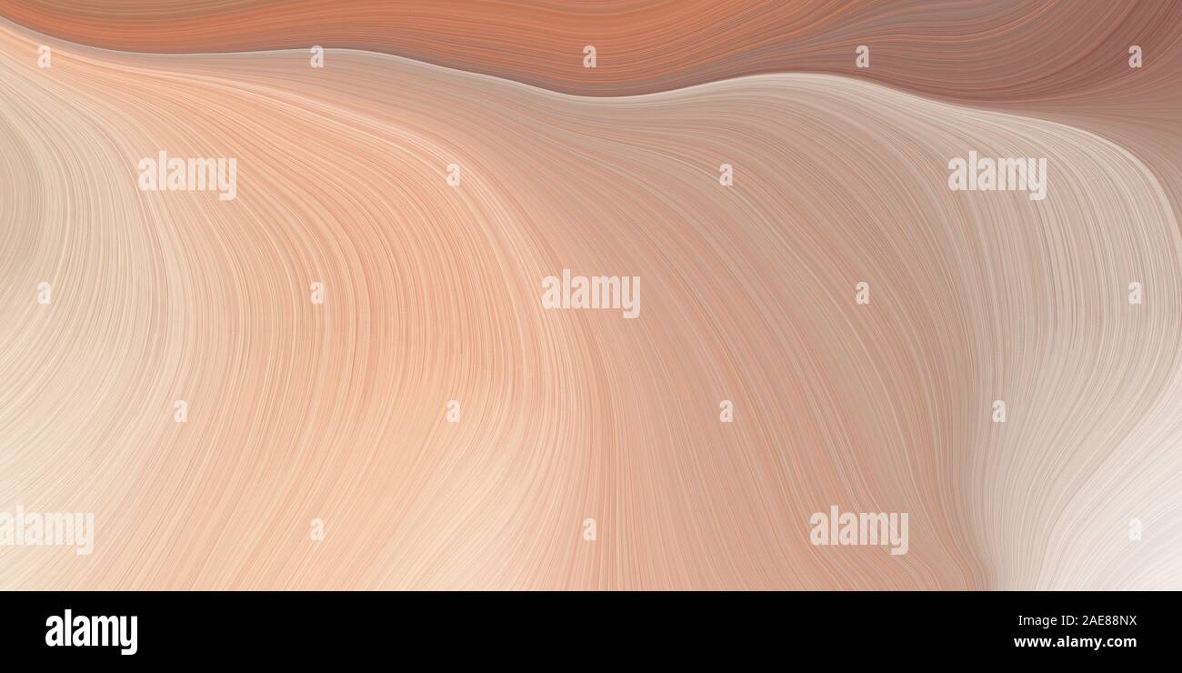 modern soft swirl waves background design with tan, indian red and ...