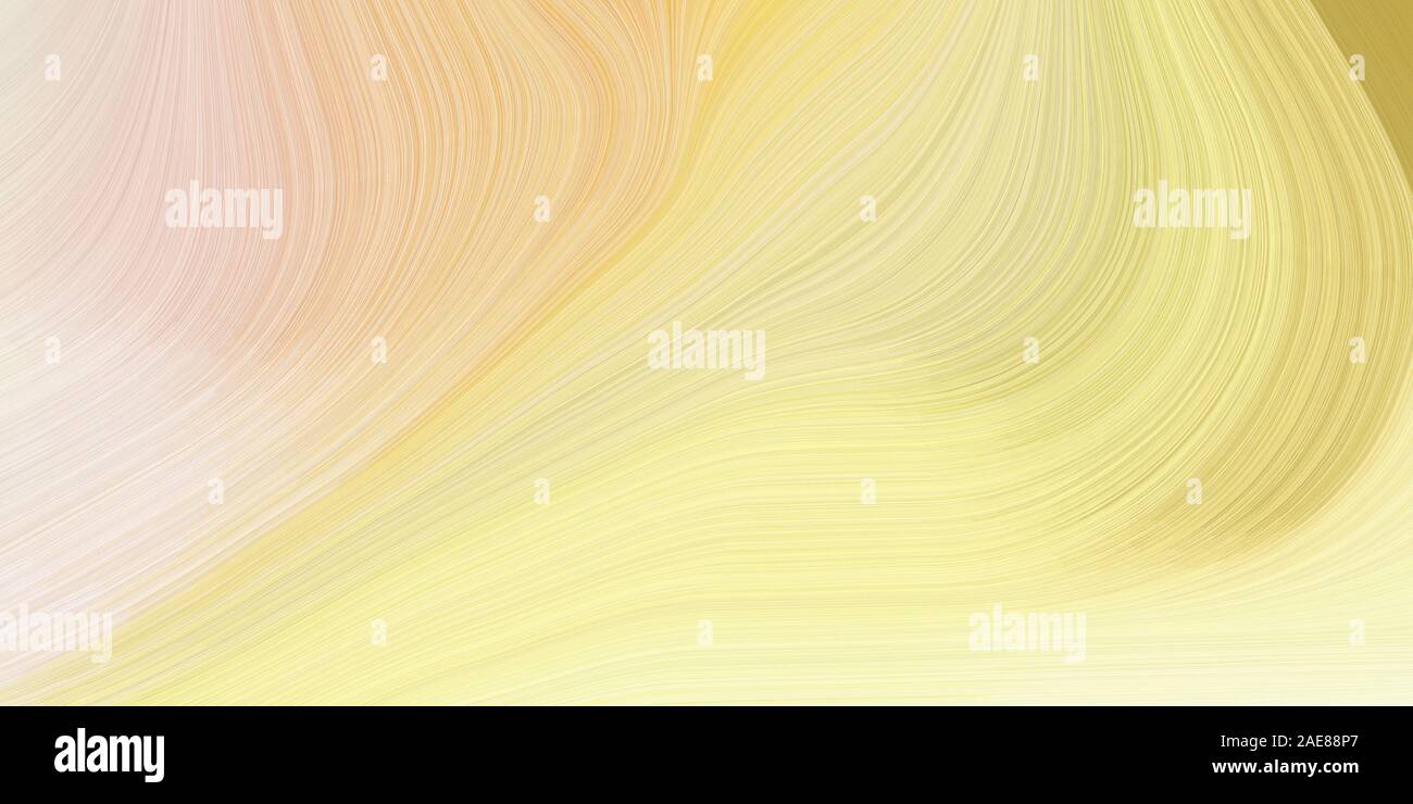 smooth swirl waves background illustration with pale golden rod ...