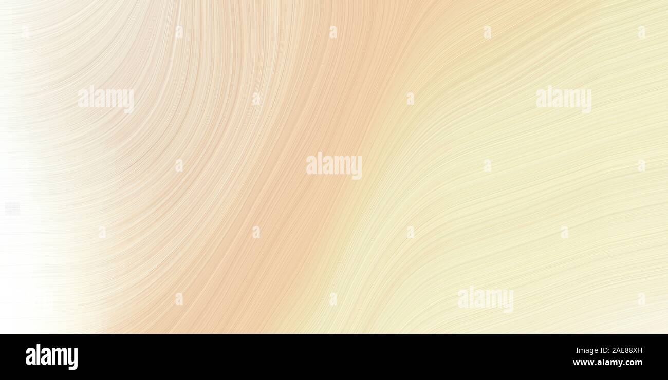 abstract waves design with wheat, bisque and sea shell color Stock ...