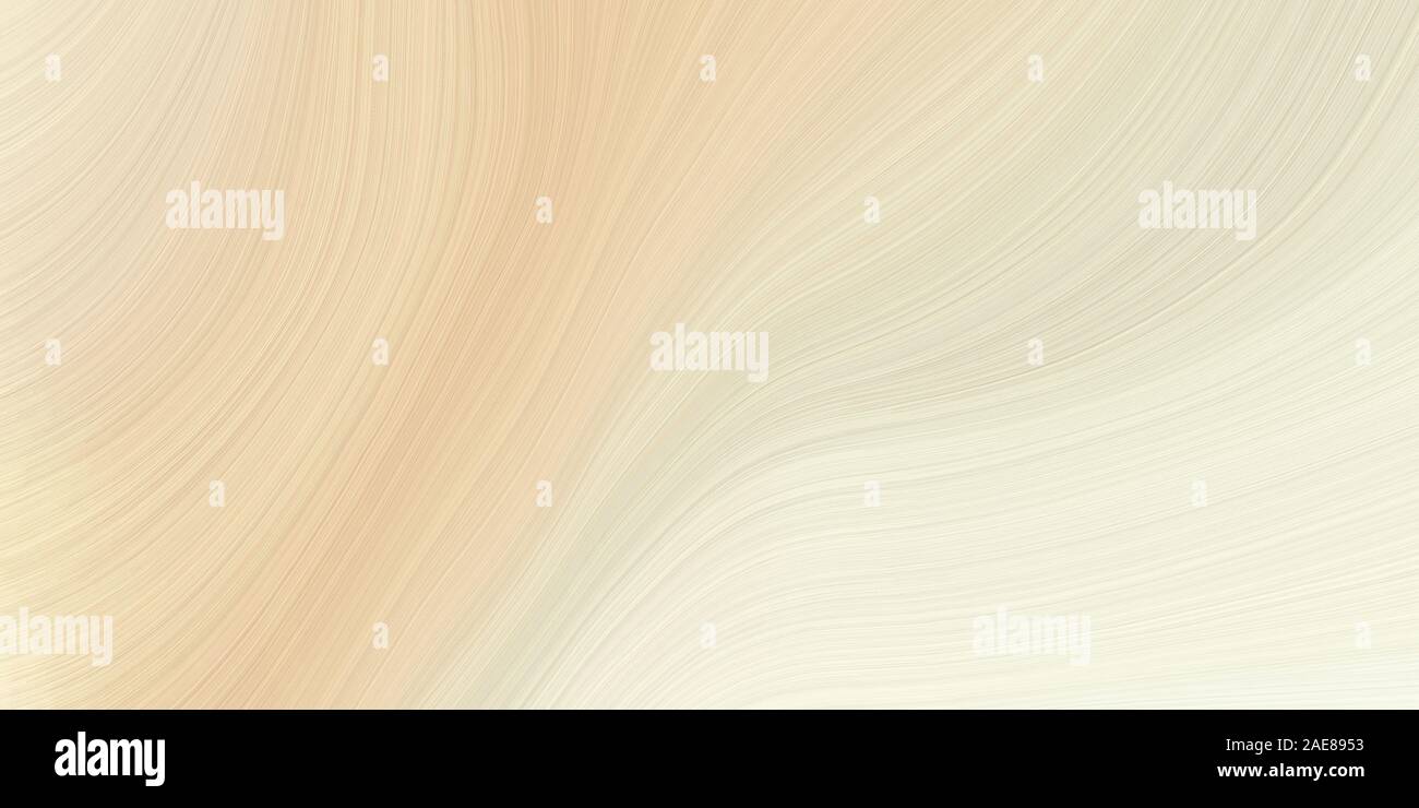 modern soft curvy waves background design with wheat, beige and burly ...