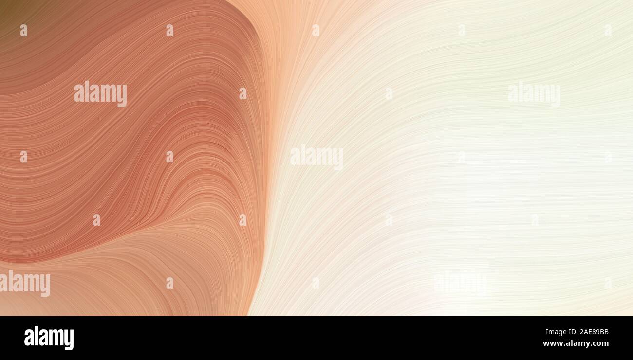 modern soft swirl waves background illustration with bisque, indian red ...