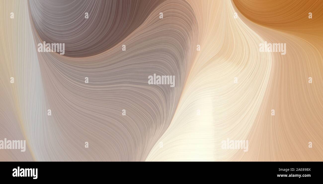 abstract waves design with tan, rosy brown and sienna color Stock Photo ...