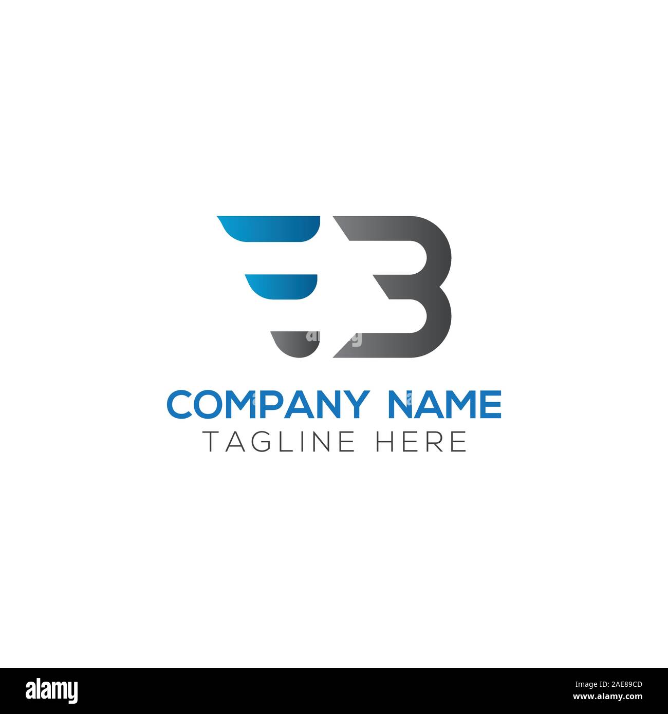 Initial EB Letter Linked Logo. Creative Letter EB Modern Business Logo ...