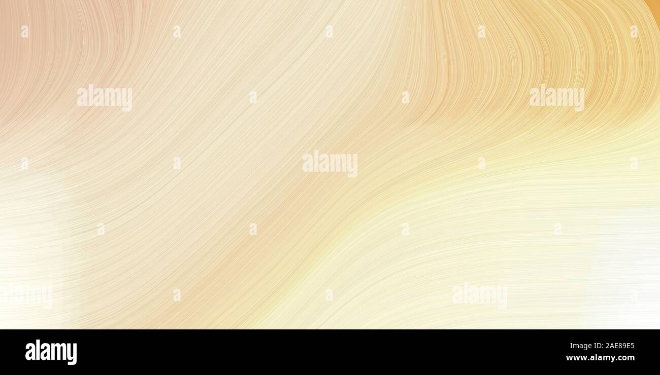 modern waves background illustration with wheat, bisque and burly wood ...