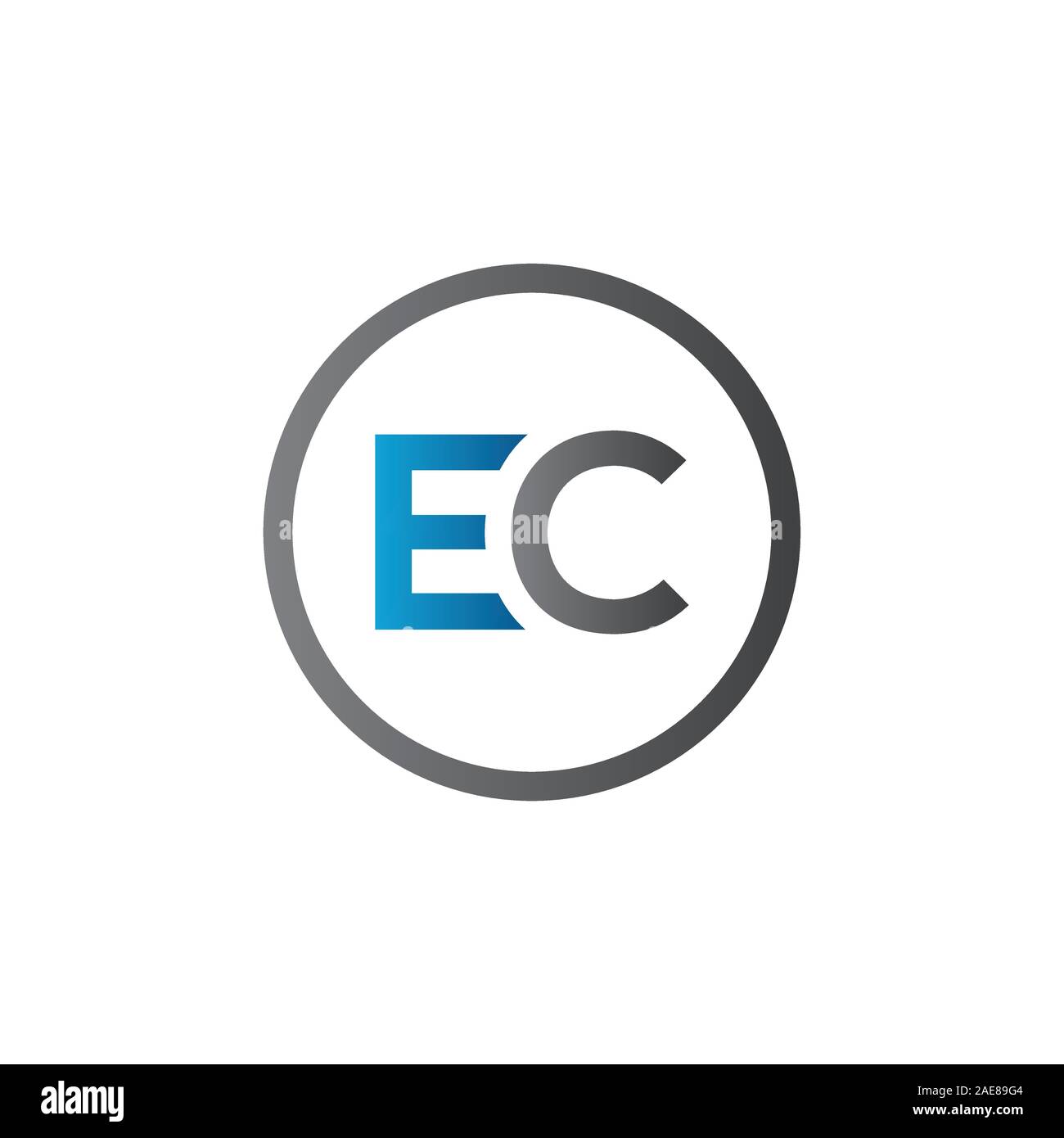 Initial EC Letter Linked Logo. Creative Letter EC Modern Business Logo ...