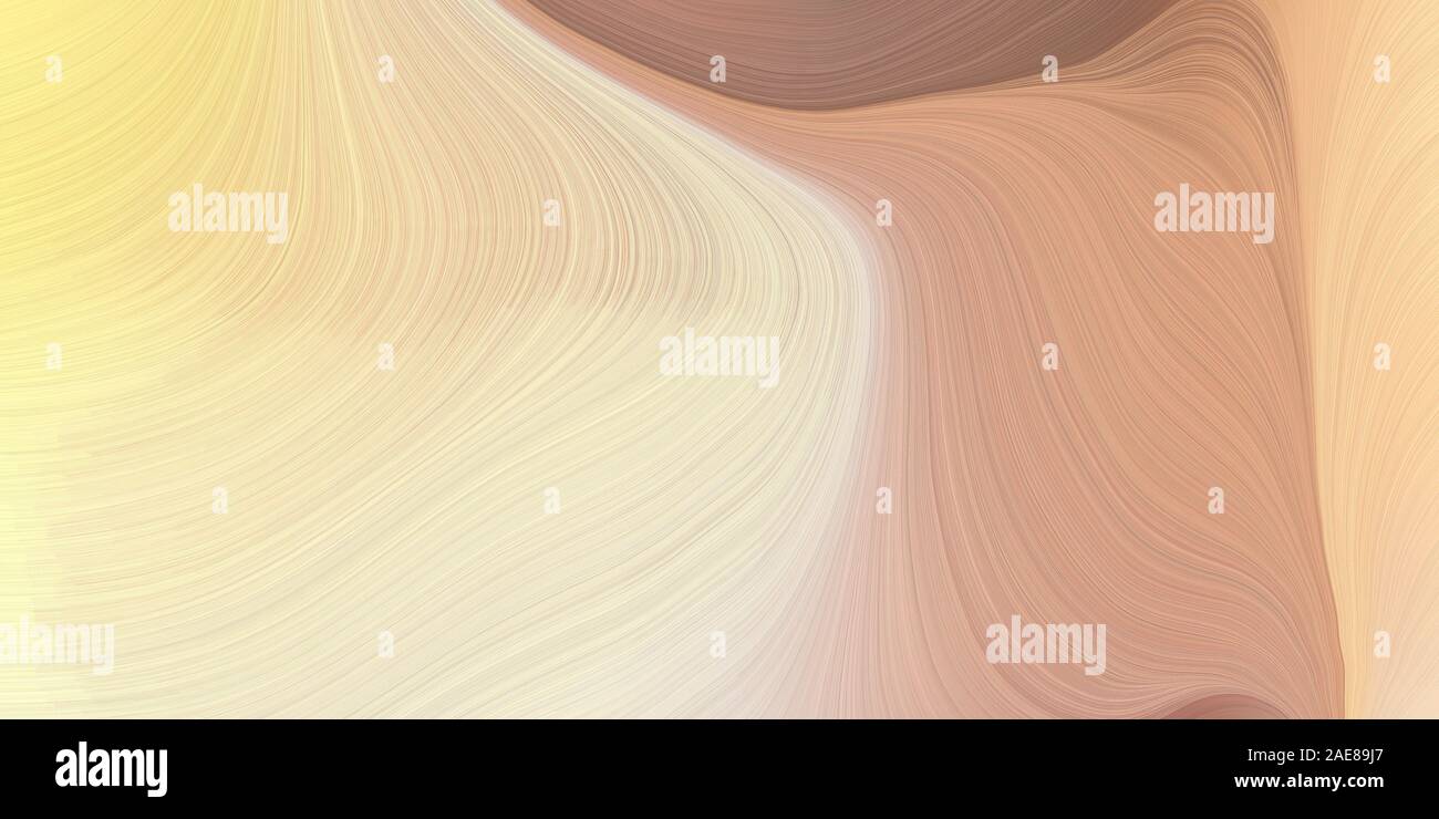 abstract waves illustration with wheat, rosy brown and tan color Stock ...