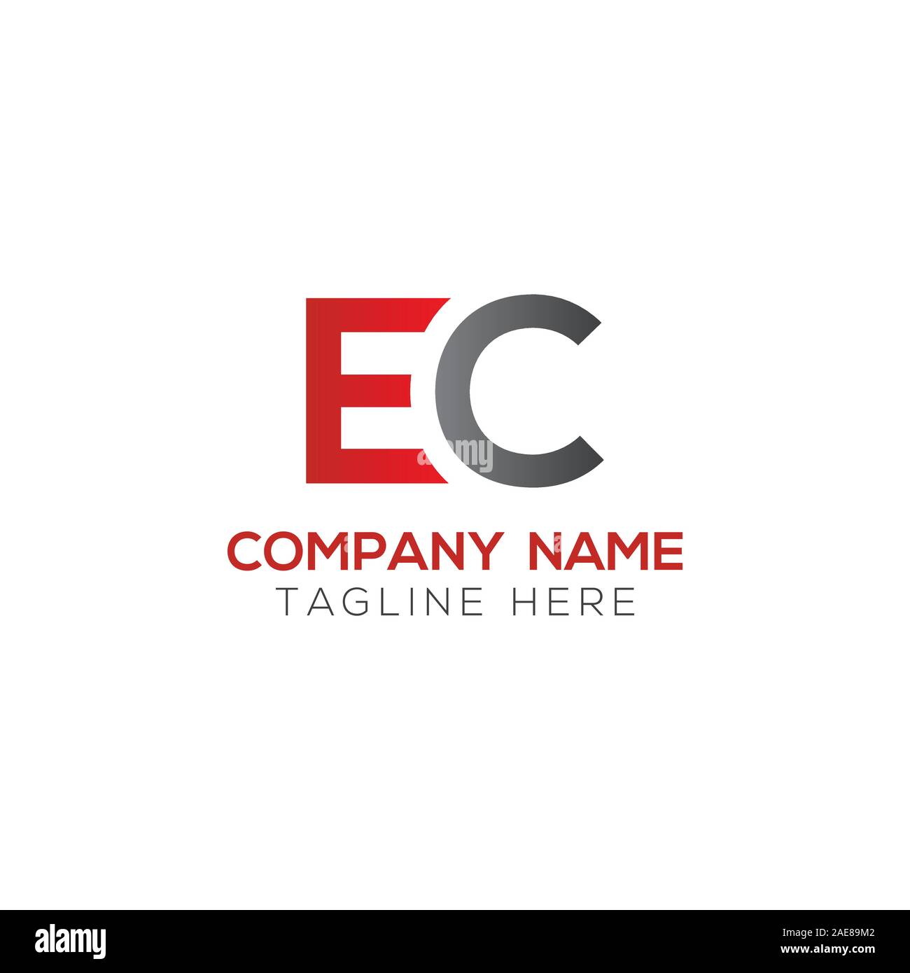 Initial EC Letter Linked Logo. Creative Letter EC Modern Business Logo ...