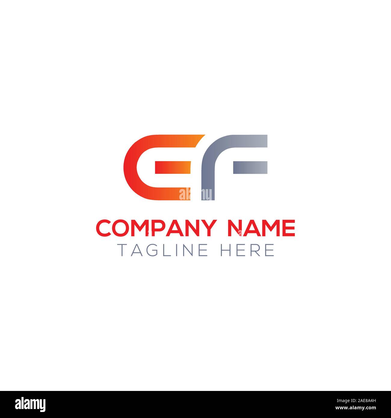 Initial EF Letter Linked Logo. Creative Letter EF Modern Business Logo ...