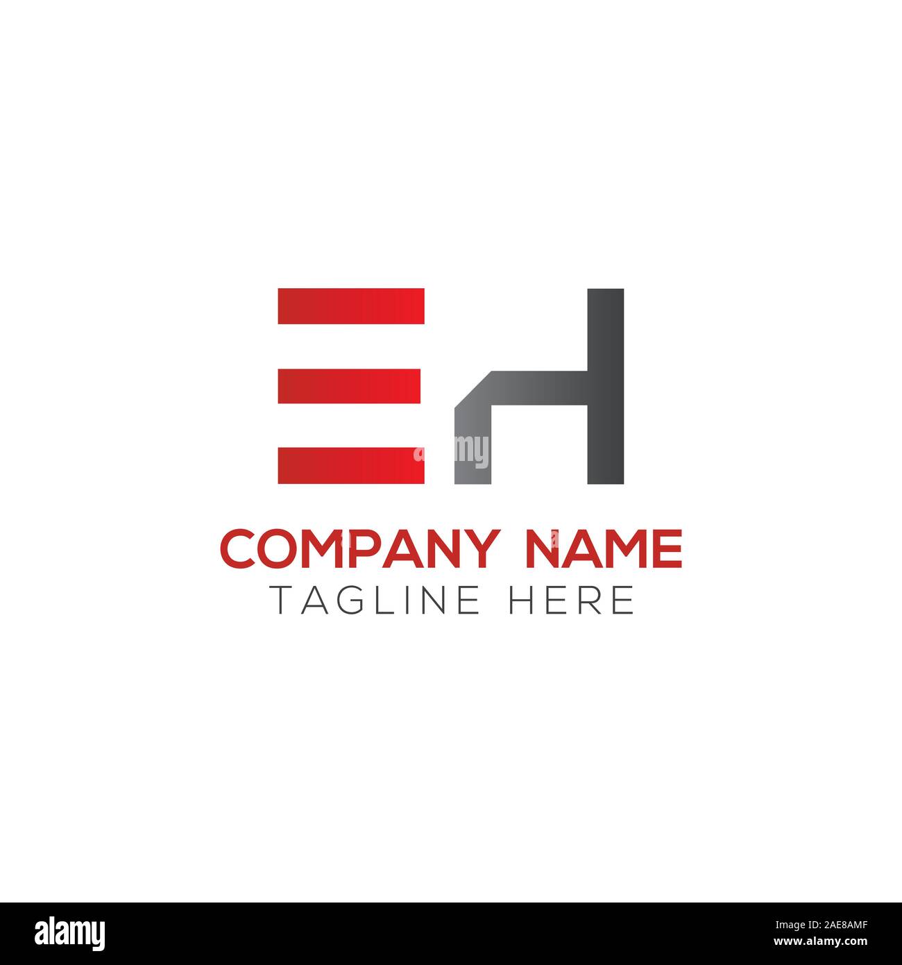 Initial EH Letter Linked Logo. Creative Letter EH Modern Business Logo ...