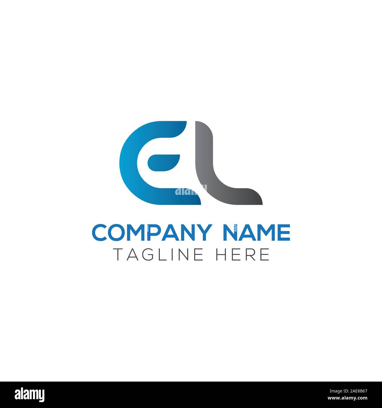 Initial EL Letter Linked Logo. Creative Letter EL Modern Business Logo Vector Template. Initial ...