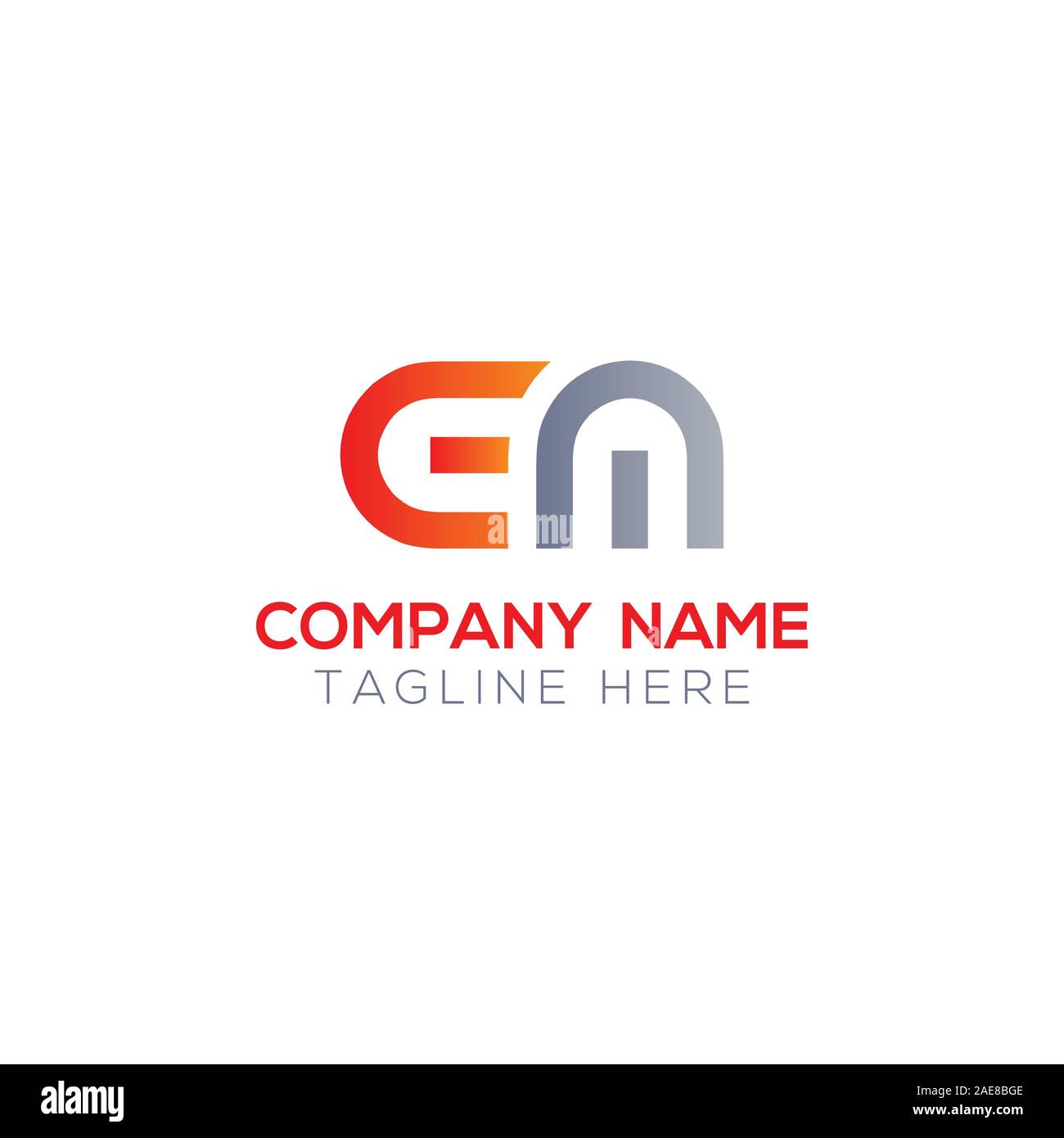 Initial EM Letter Linked Logo. Creative Letter EM Modern Business Logo ...