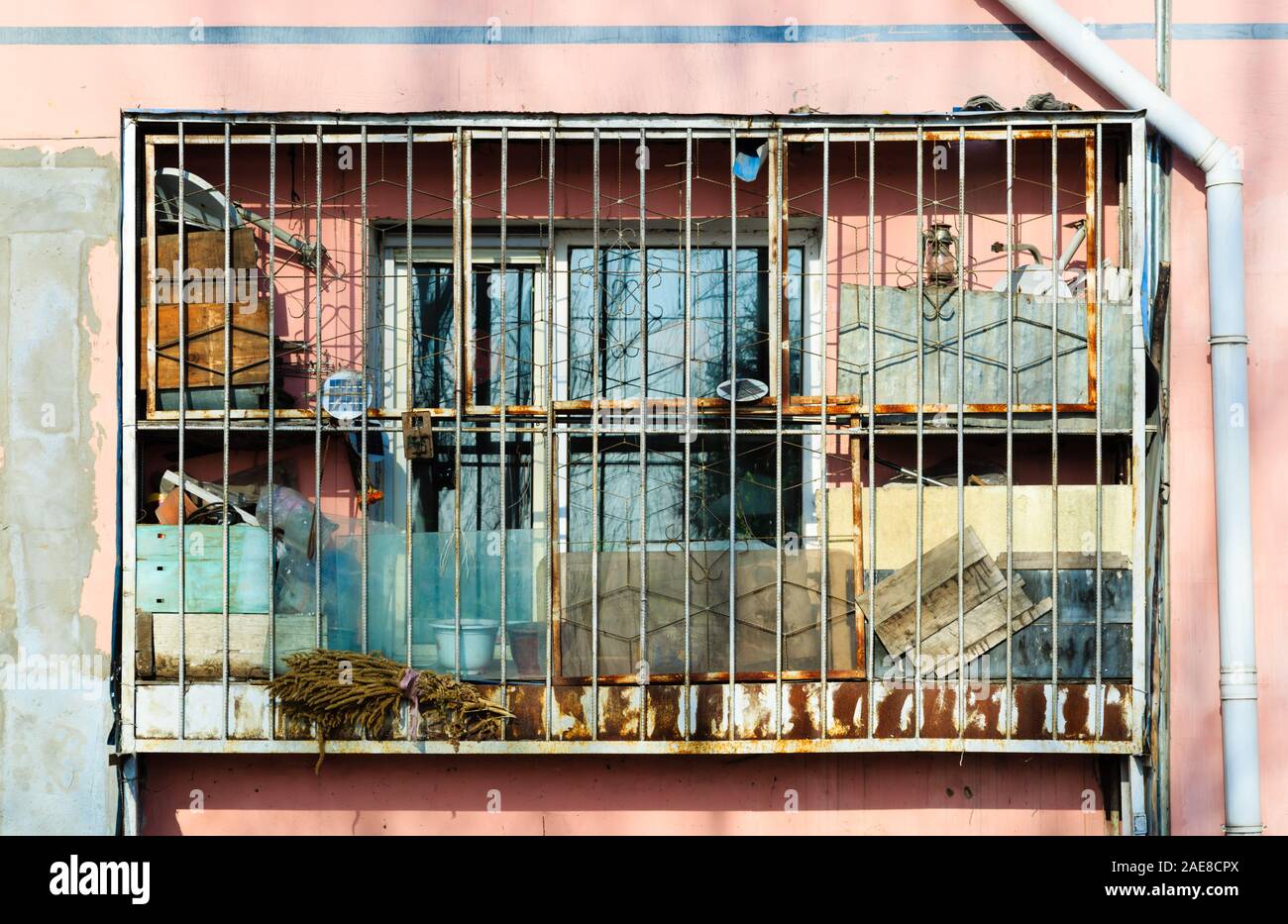 old building window,store a lot of stuff Stock Photo - Alamy