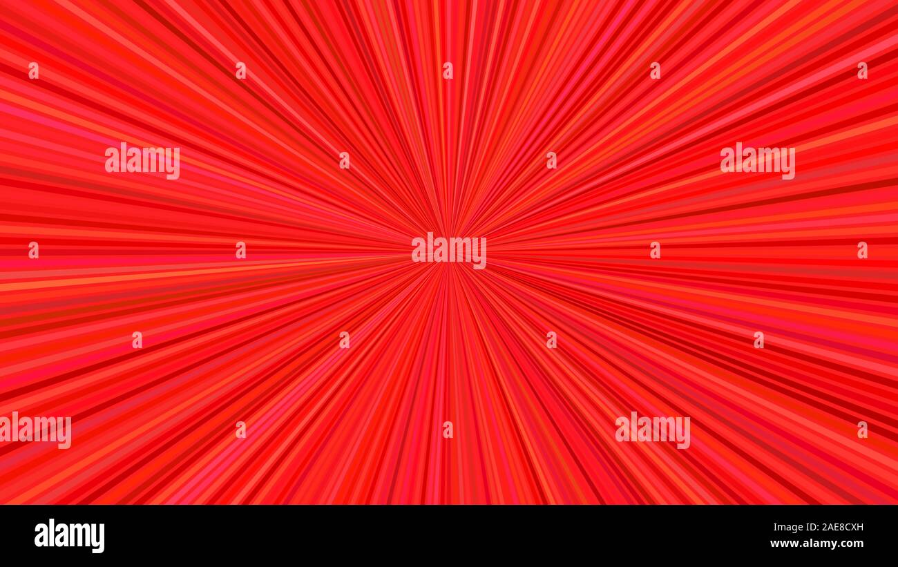 Red abstract hypnotic explosion concept background - vector ray burst ...